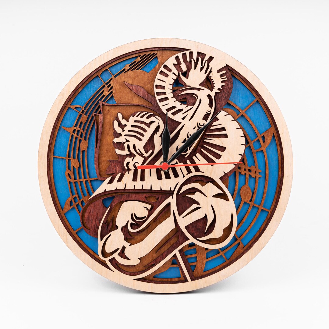 Jazz Music SVG, Musical Instruments SVG, Layered 3D Wood Art, Laser ...