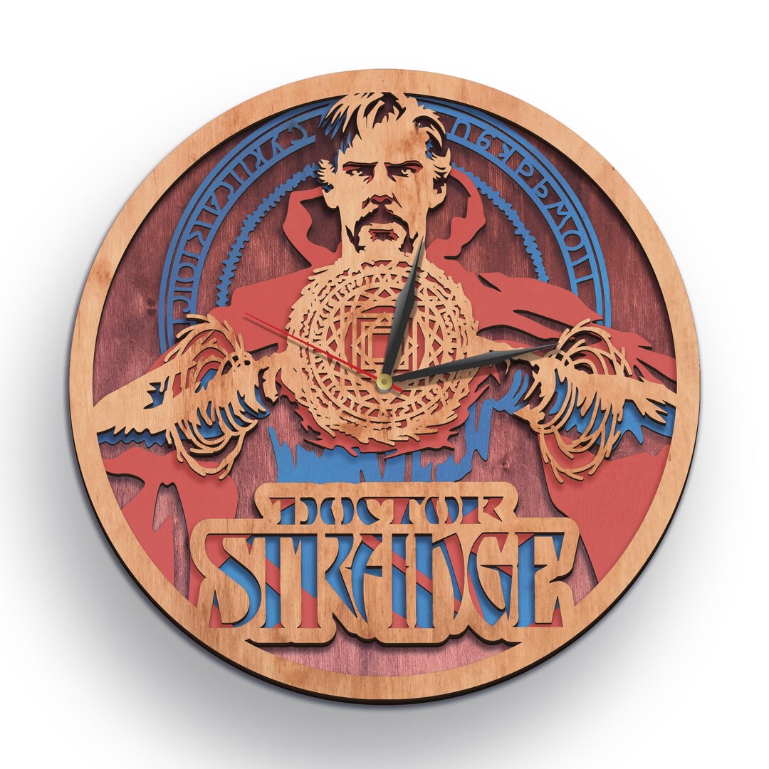 Dr Strange SVG, Layered Wood Designs, Avengers Vector, Laser Cutting ...
