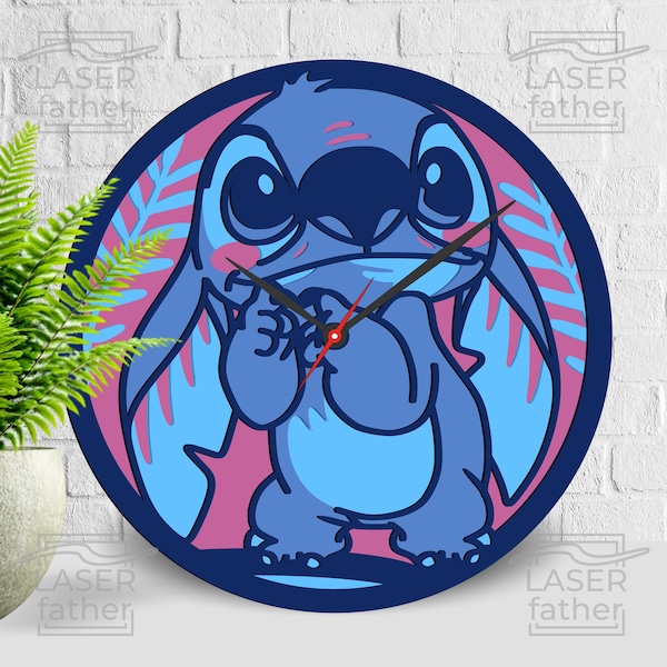 Laser Cut Files of Stitch - Etsy