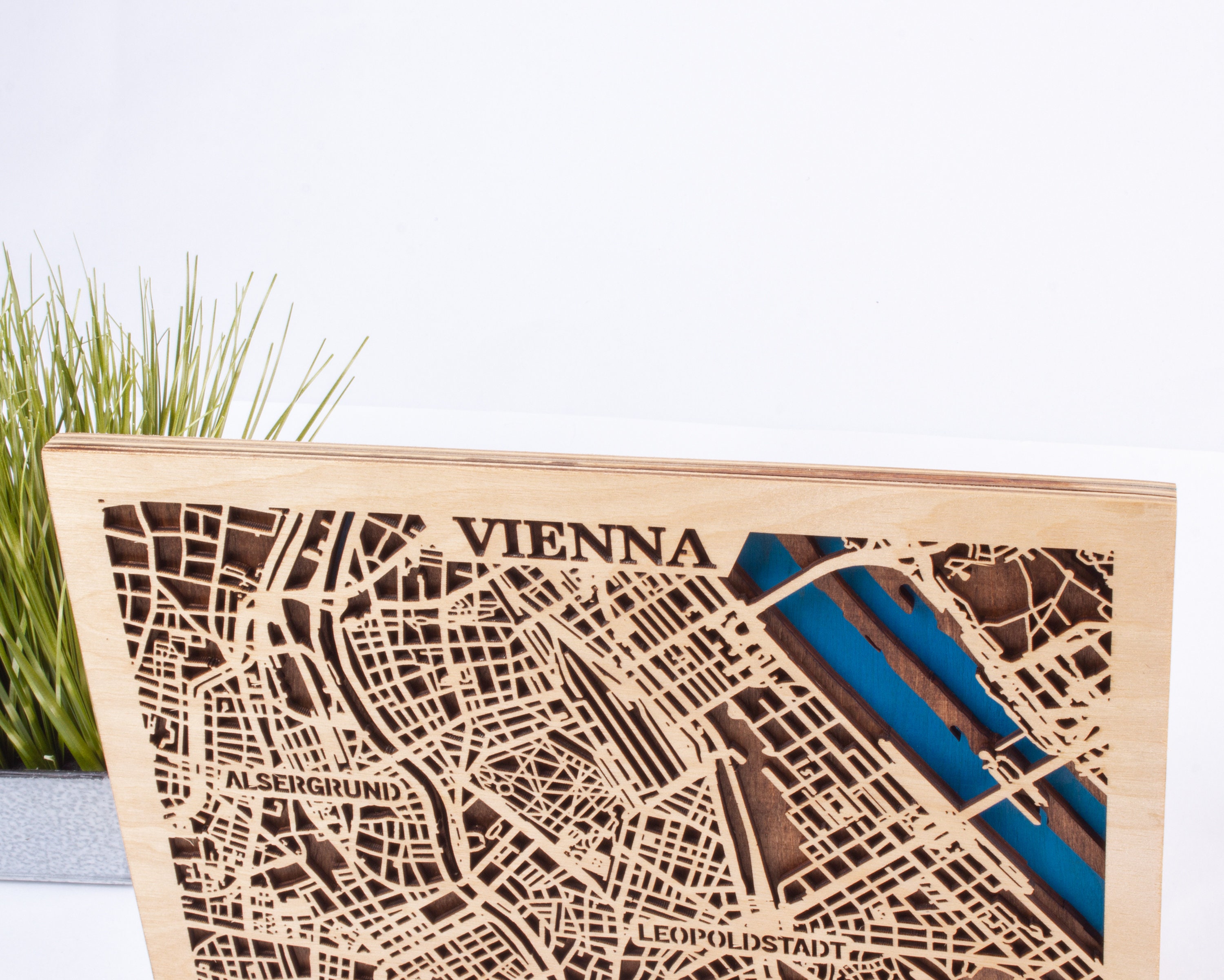 Vienna Map, Austria SVG, Cricut Crafts, Multi Layer Laser Cut Files ...