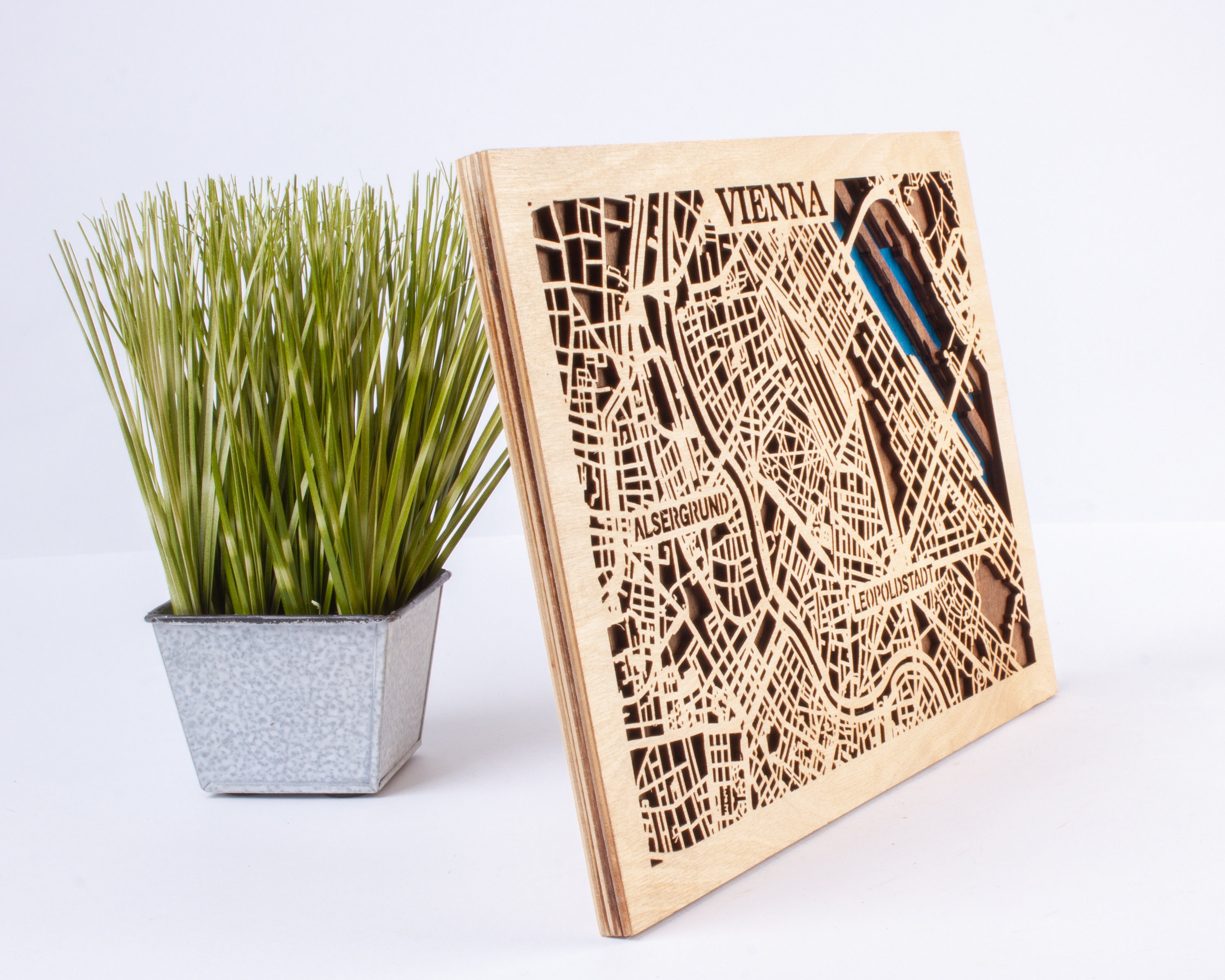 Vienna Map, Austria SVG, Cricut Crafts, Multi Layer Laser Cut Files ...