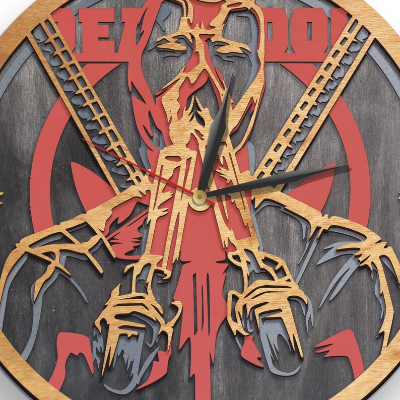 Deadpool 3D SVG, Superhero Laser Cut, Layered Cricut Template, 3D ...