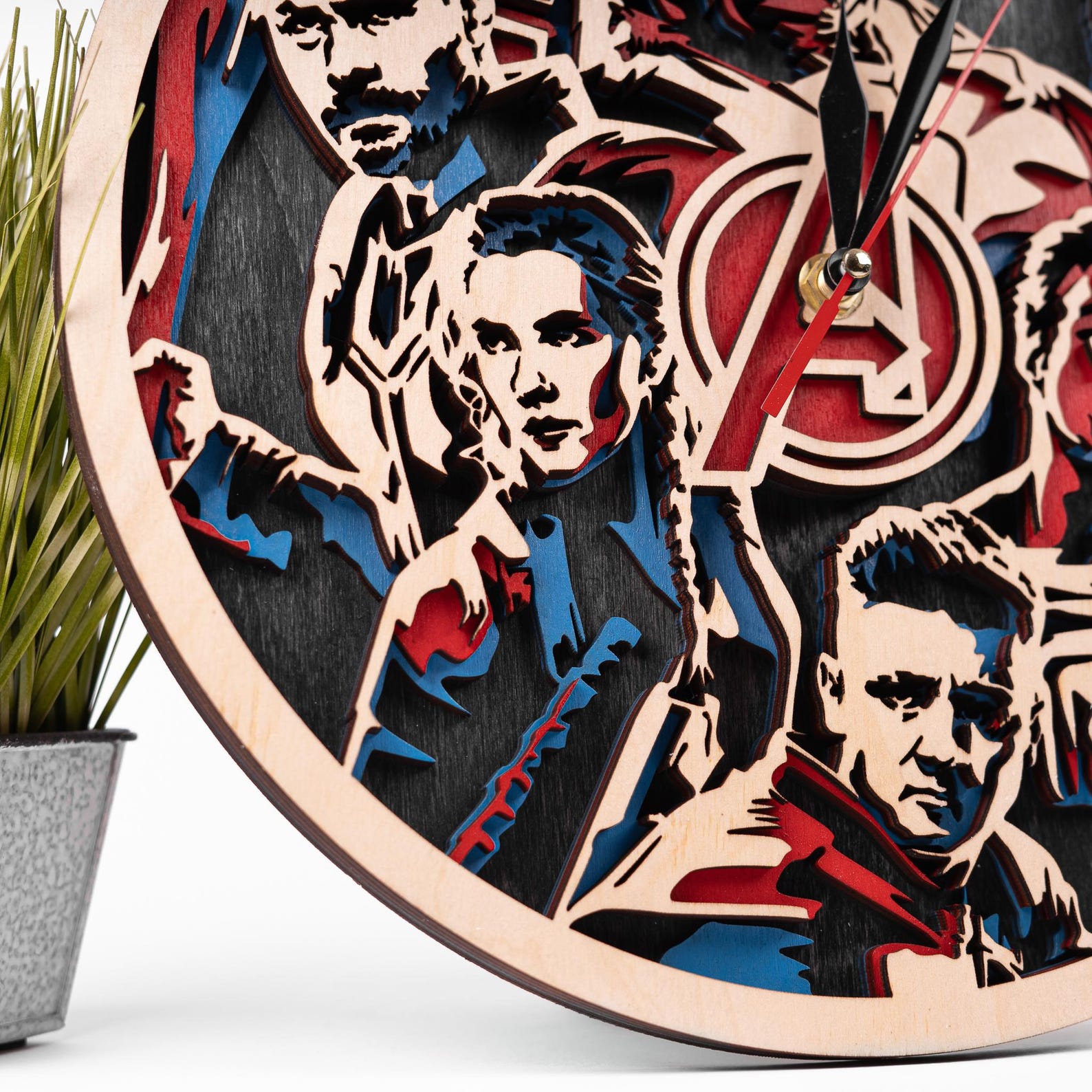 Avengers SVG, Superhero Laser Cut, 3D Layered Crafts, Comic Character ...