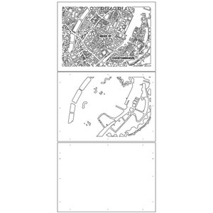 Copenhagen Map, Denmark SVG, Danish Design, Multilayer Laser Cut File ...