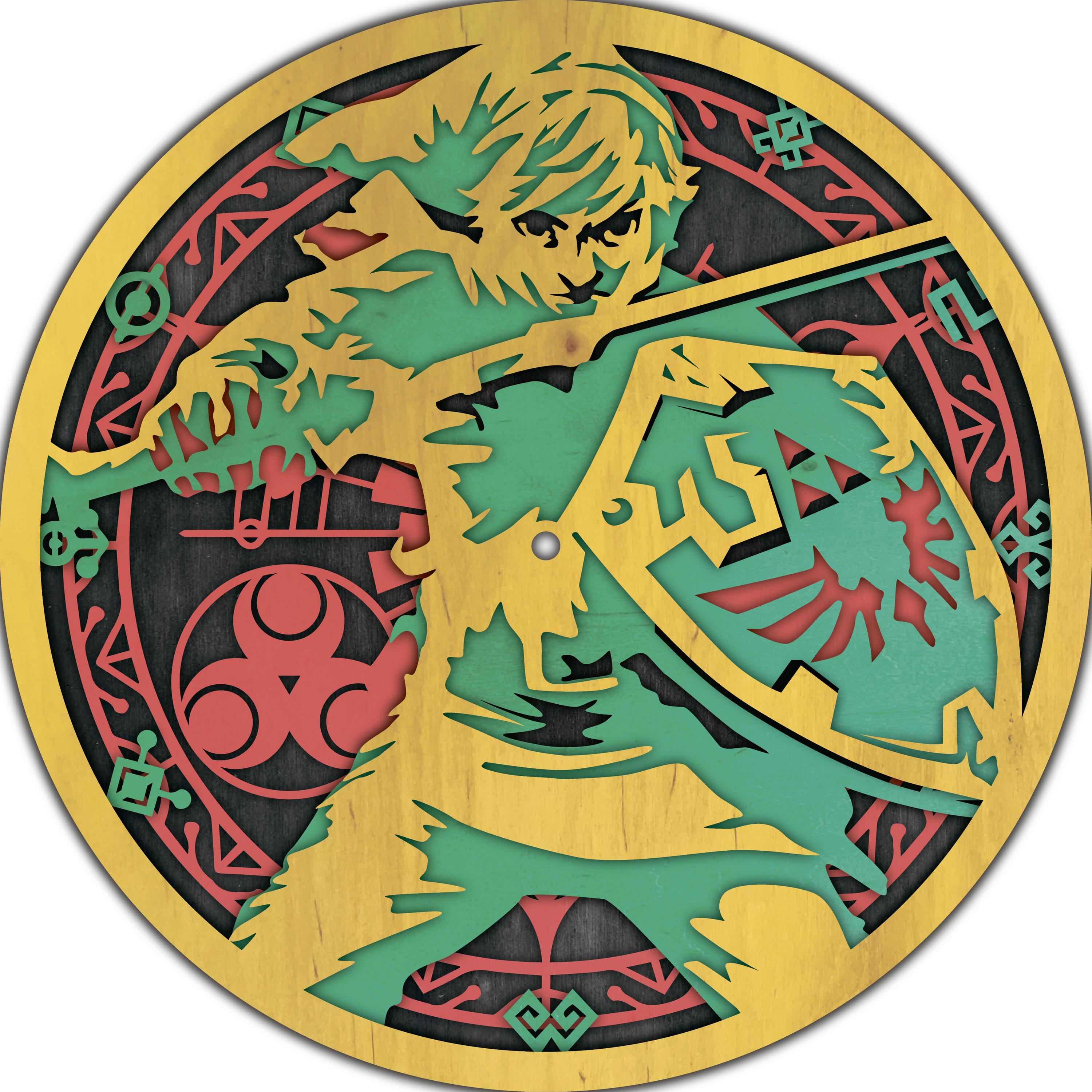 Zelda Clock SVG: 3D Laser Cut File (digital Download) - Etsy
