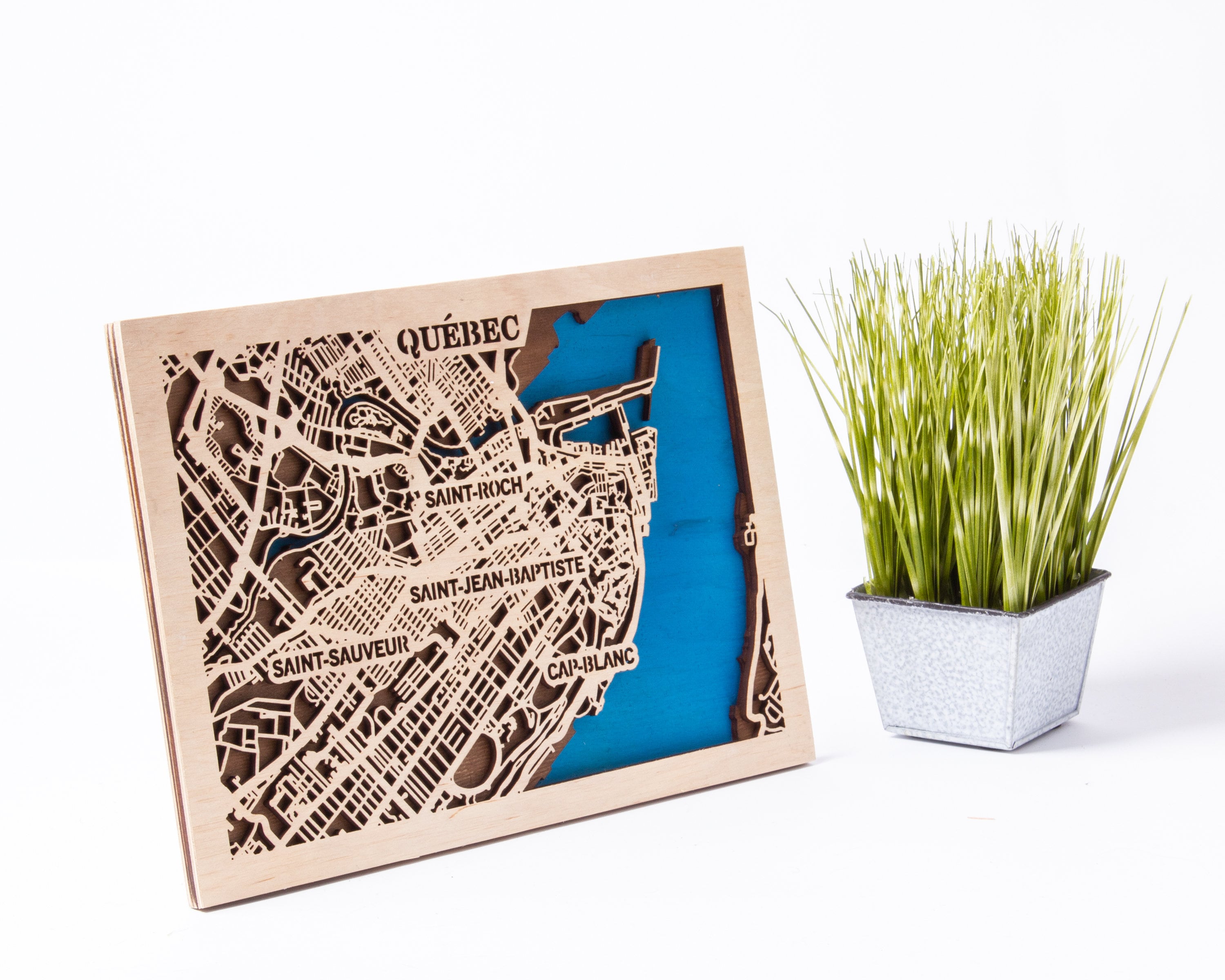Quebec Map, Canada Art, 3D Layered SVG, Wood Laser Cutting, Glowforge ...