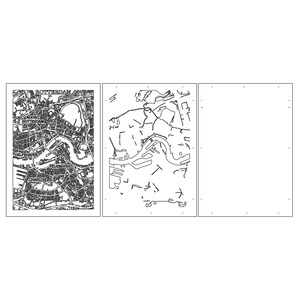 Rotterdam, Netherlands Map, Holland SVG, City Outline, 3D Layered Art ...