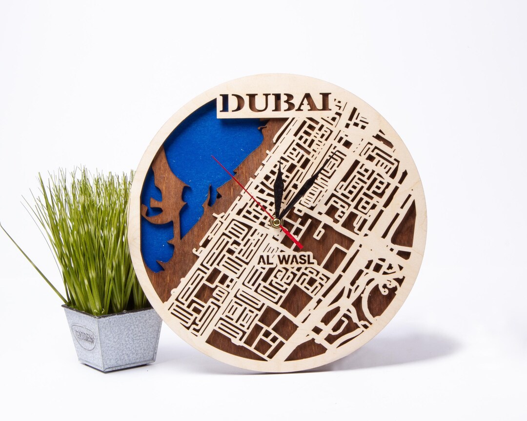 Dubai Map SVG: Multilayered Laser Cut Design (digital Download) - Etsy