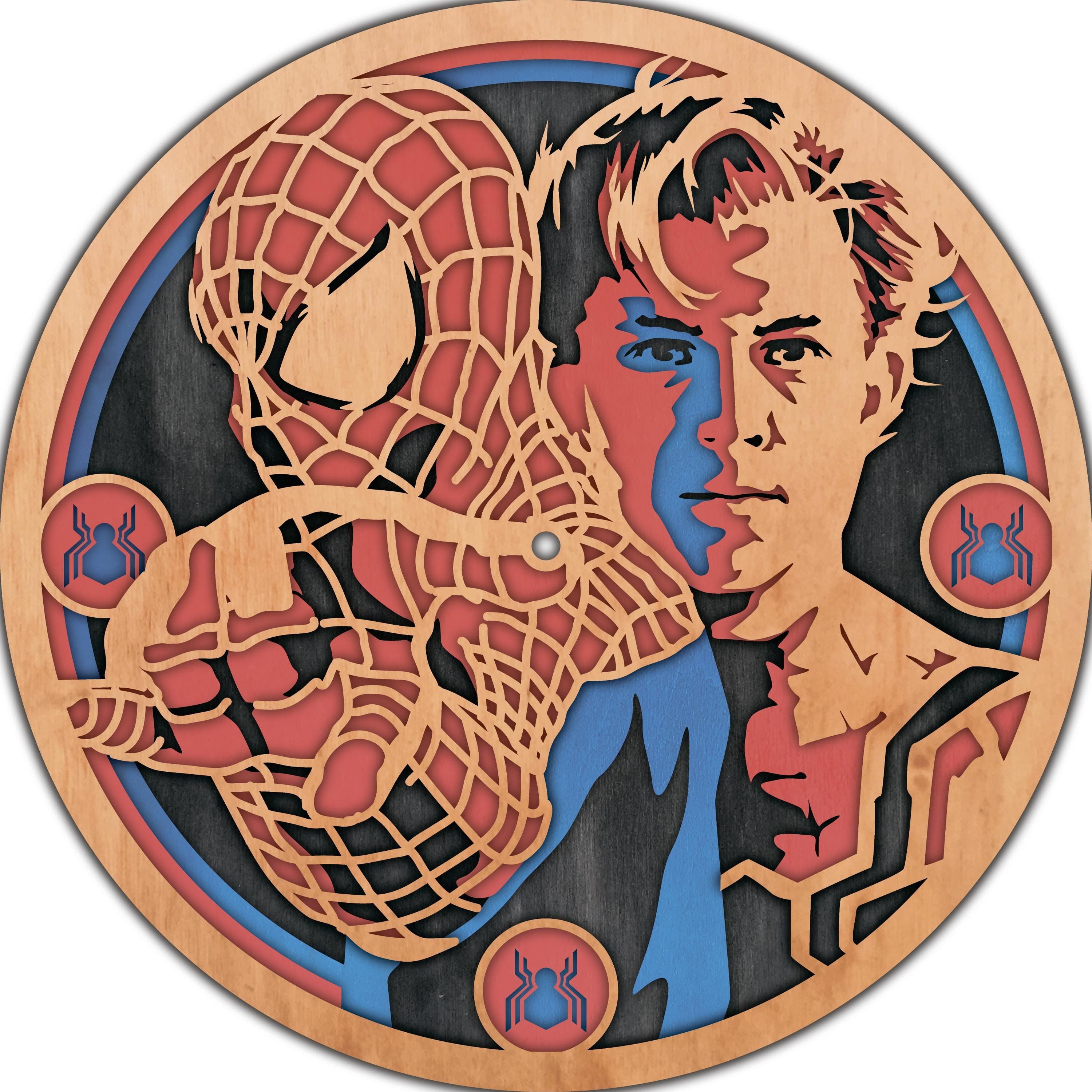 Spiderman Laser Cut, Superhero SVG, Avengers Design, Instant Download ...