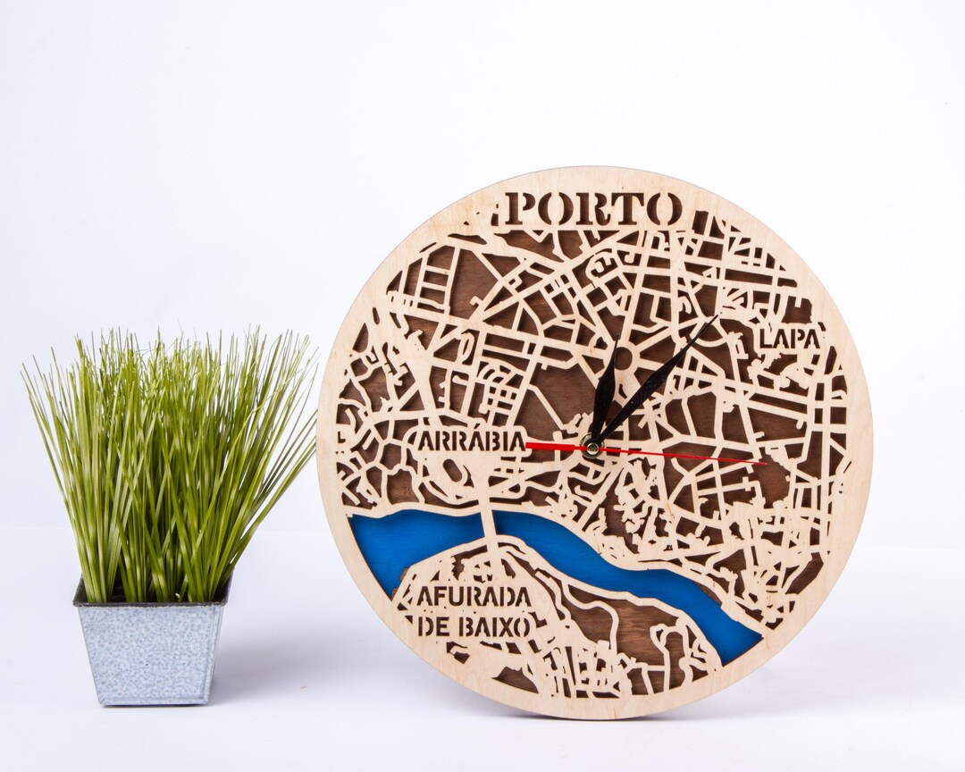 Porto Map, Portugal SVG, 3D Laser Cut Wood Art, Cricut Crafts, Layered ...