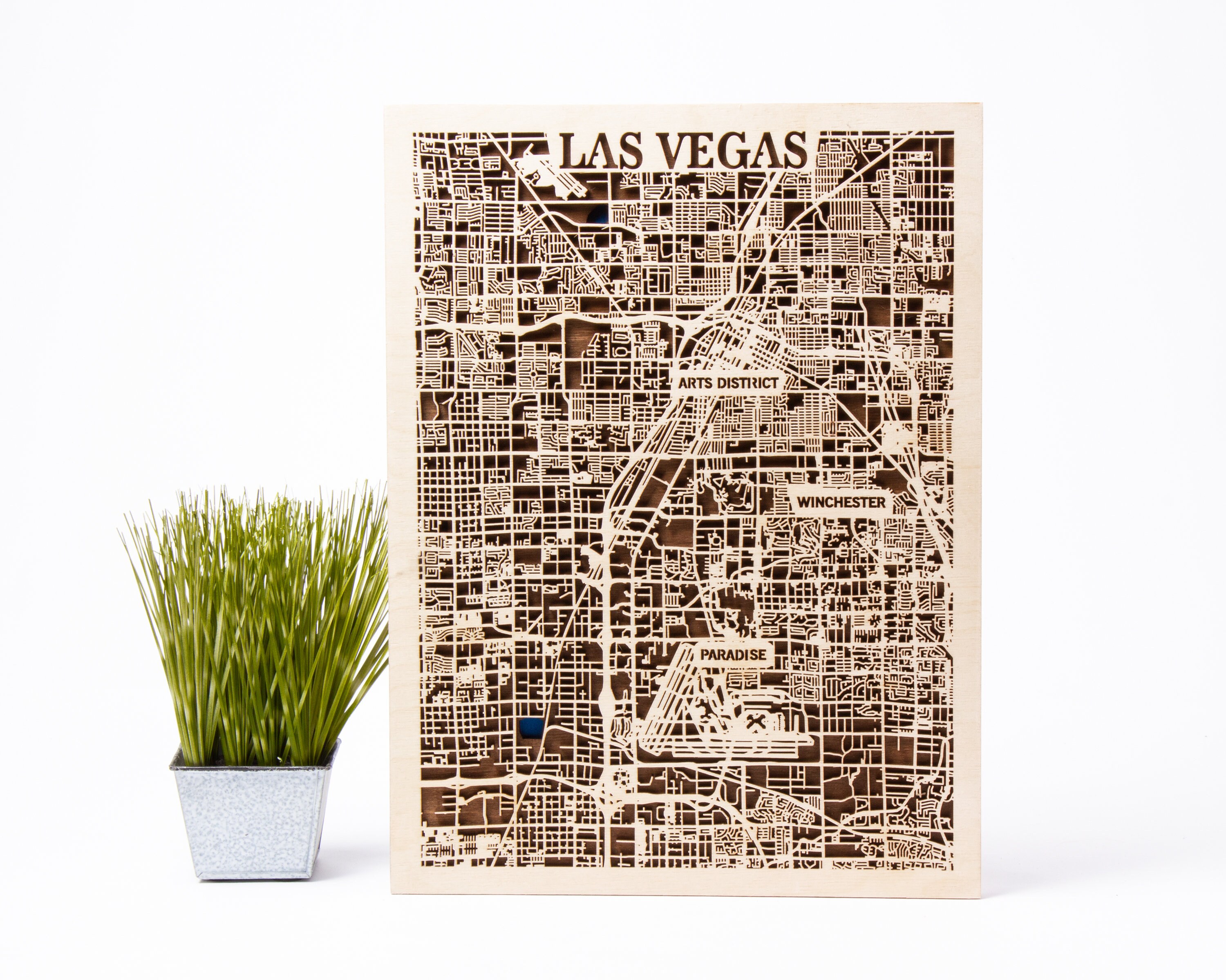 Las Vegas SVG, Laser Cut Wood Map, Layered Design, Digital File, 3D ...