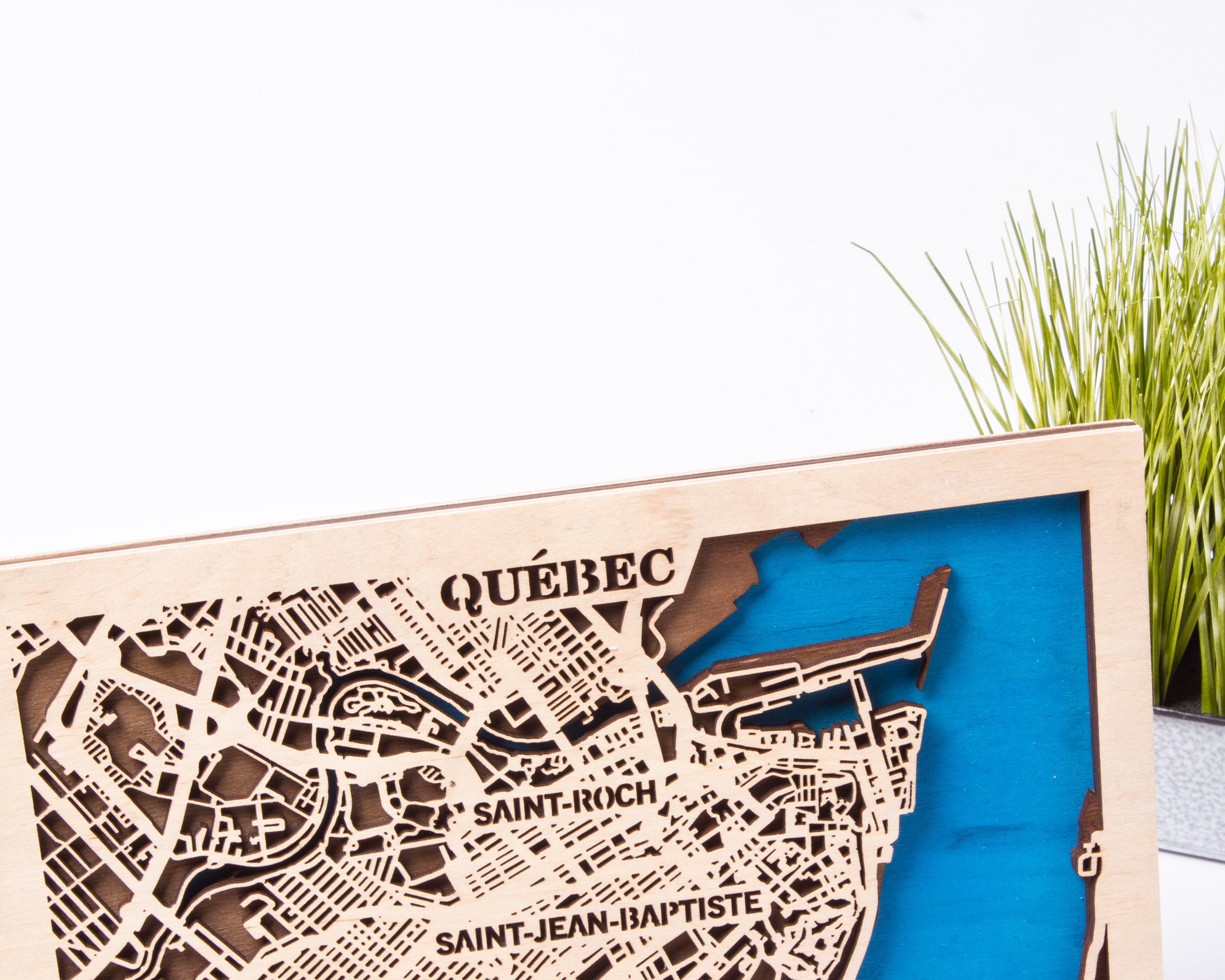 Quebec Map, Canada Art, 3D Layered SVG, Wood Laser Cutting, Glowforge ...