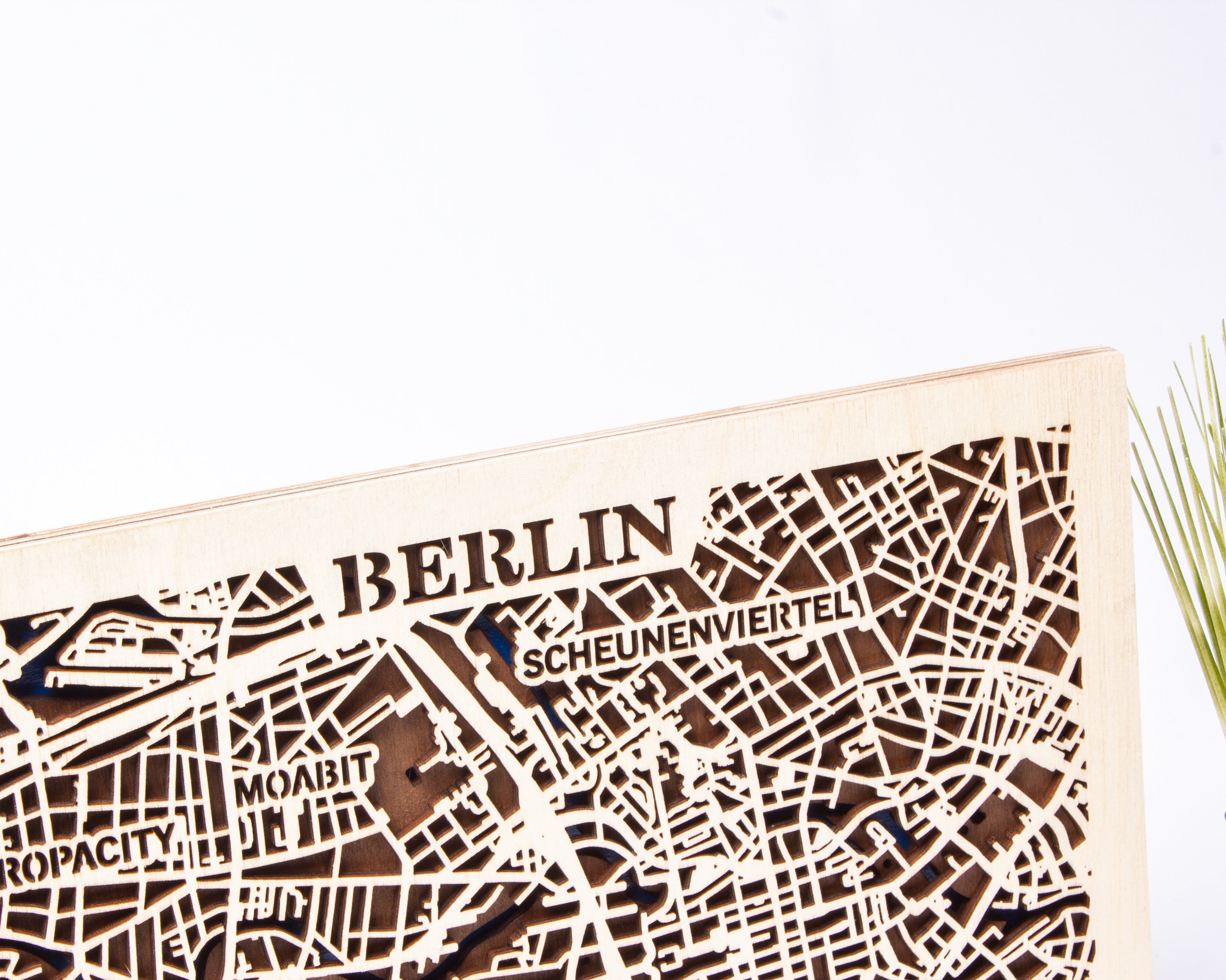 Berlin Map, Germany SVG, City Laser Cut, Layered Design, Digital ...