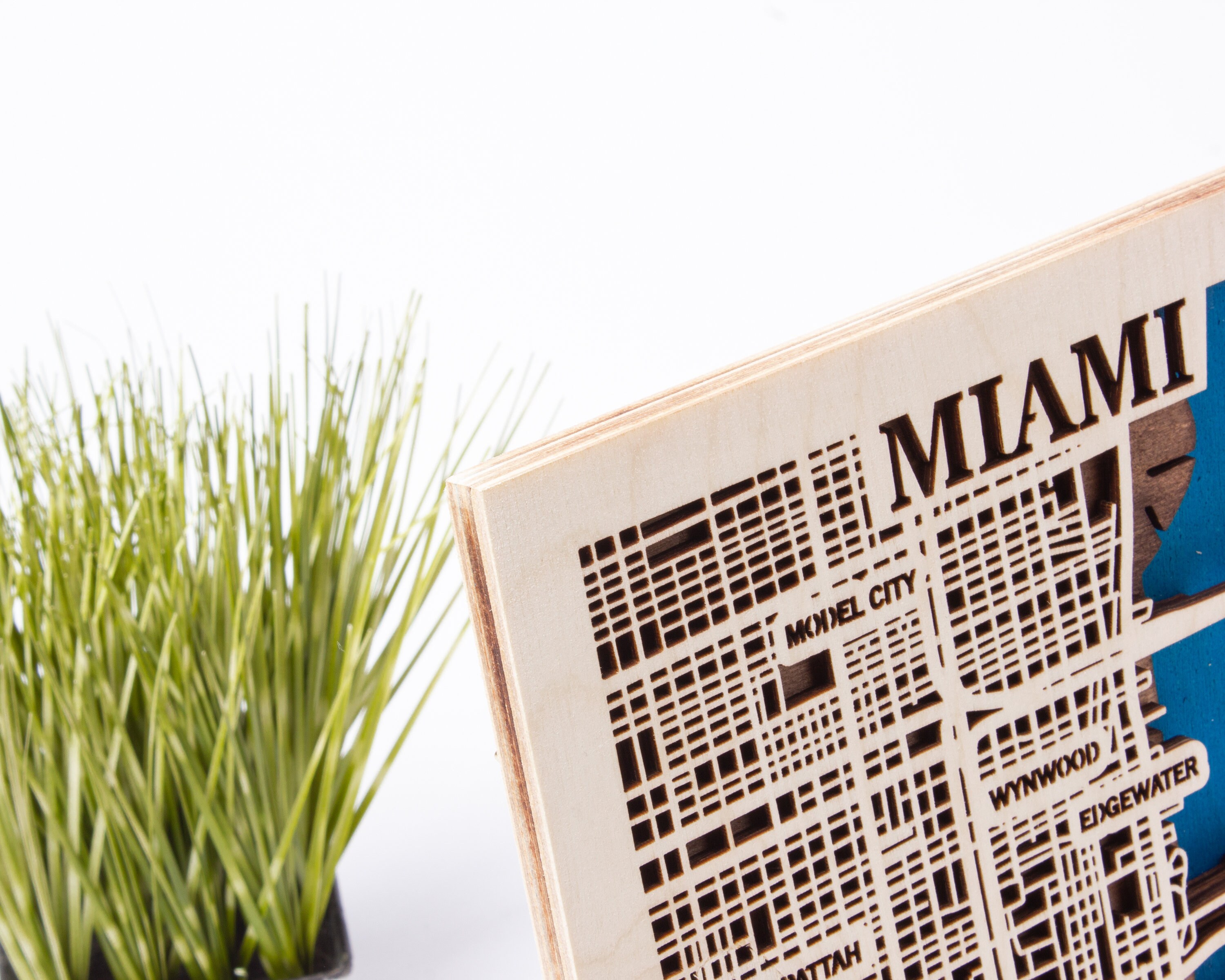 Miami SVG, 3D Laser Cut Map, Florida Cutout, City Digital Art, Layered ...