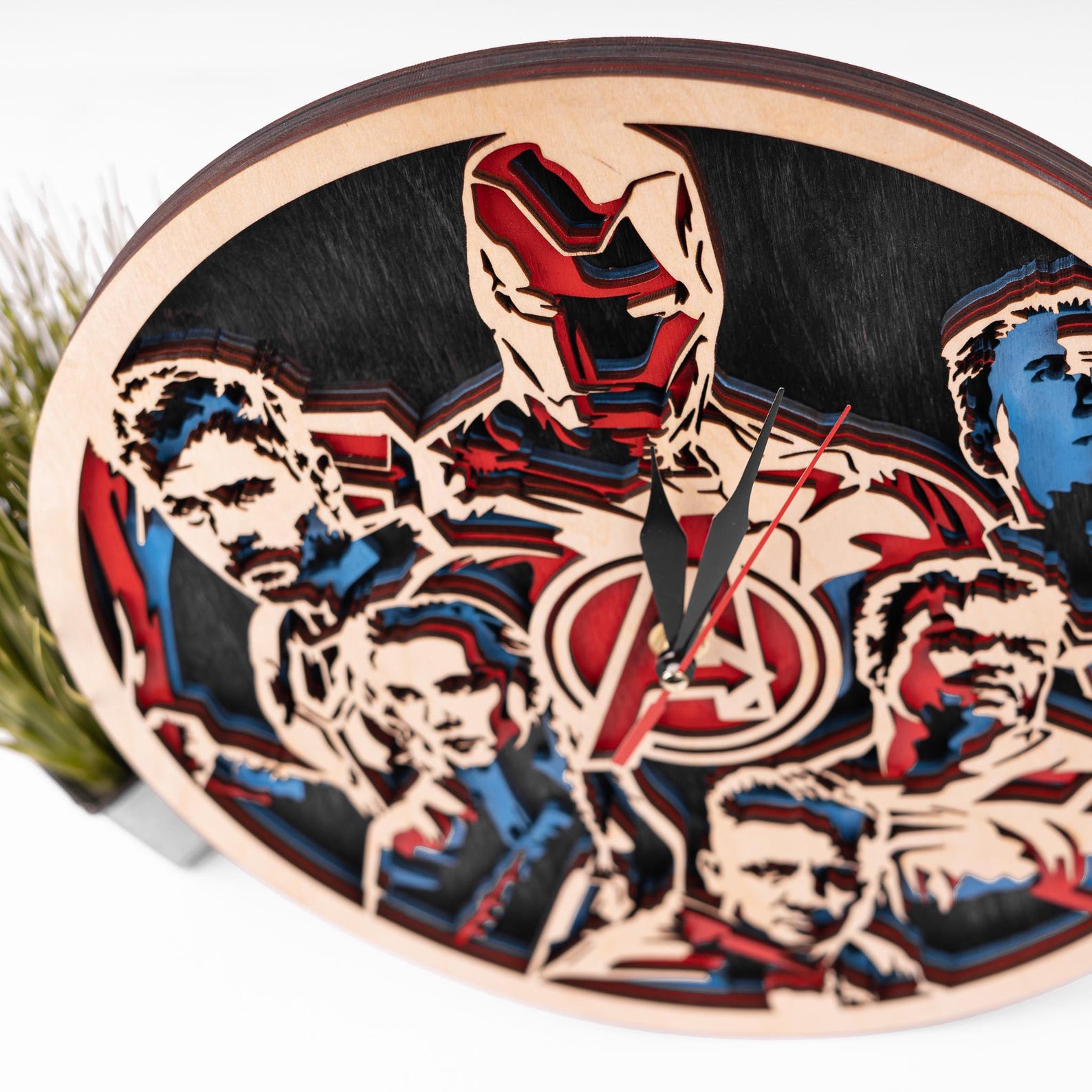 Avengers SVG, Superhero Laser Cut, 3D Layered Crafts, Comic Character ...