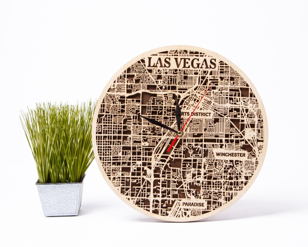 Las Vegas Map, City Street SVG, Multilayer Files, Nevada State Wall Art ...