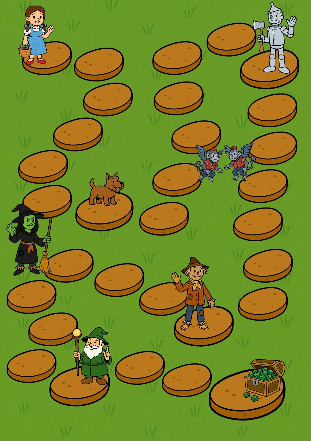 Wizard of Oz-themed Kids Habit Tracker | Printable Daily Routine Chart ...