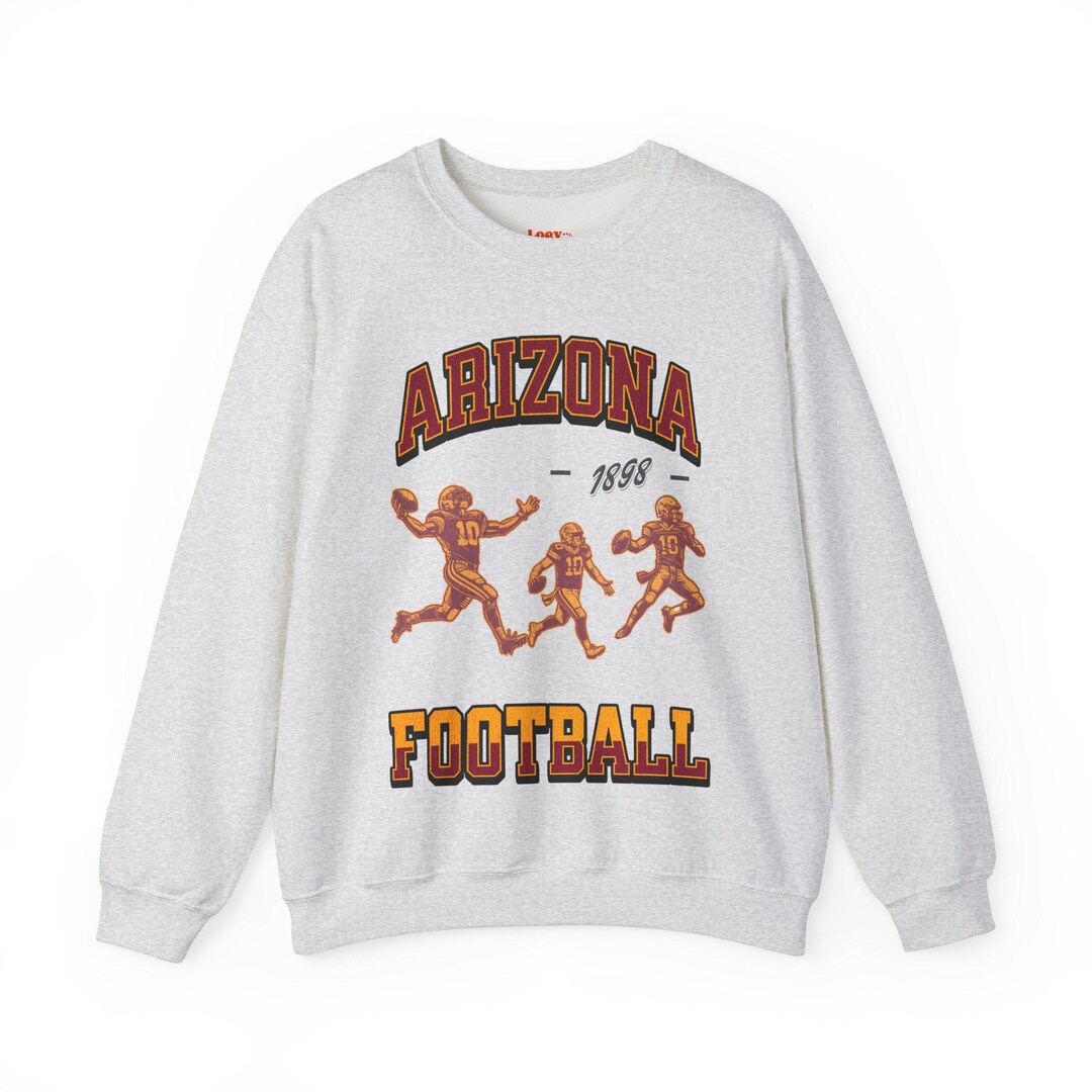 Vintage Arizona Football Crewneck Sweatshirt | 1898 AZ Retro Sports ...