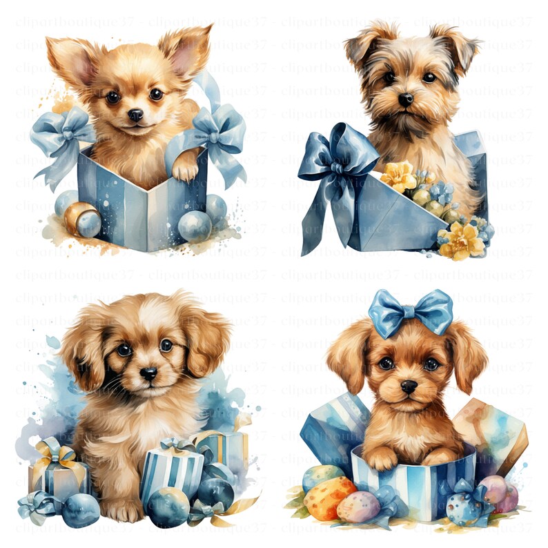 12 Cute Puppy Clipart, Dogs Clip Art, Cute Dog Images, Printable ...