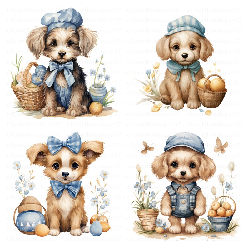 12 Cute Puppy Clipart, Dogs Clip Art, Cute Dog Images, Printable ...