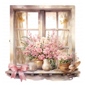 12 Country House Clipart, Cottage Clip Art, Floral House Images ...