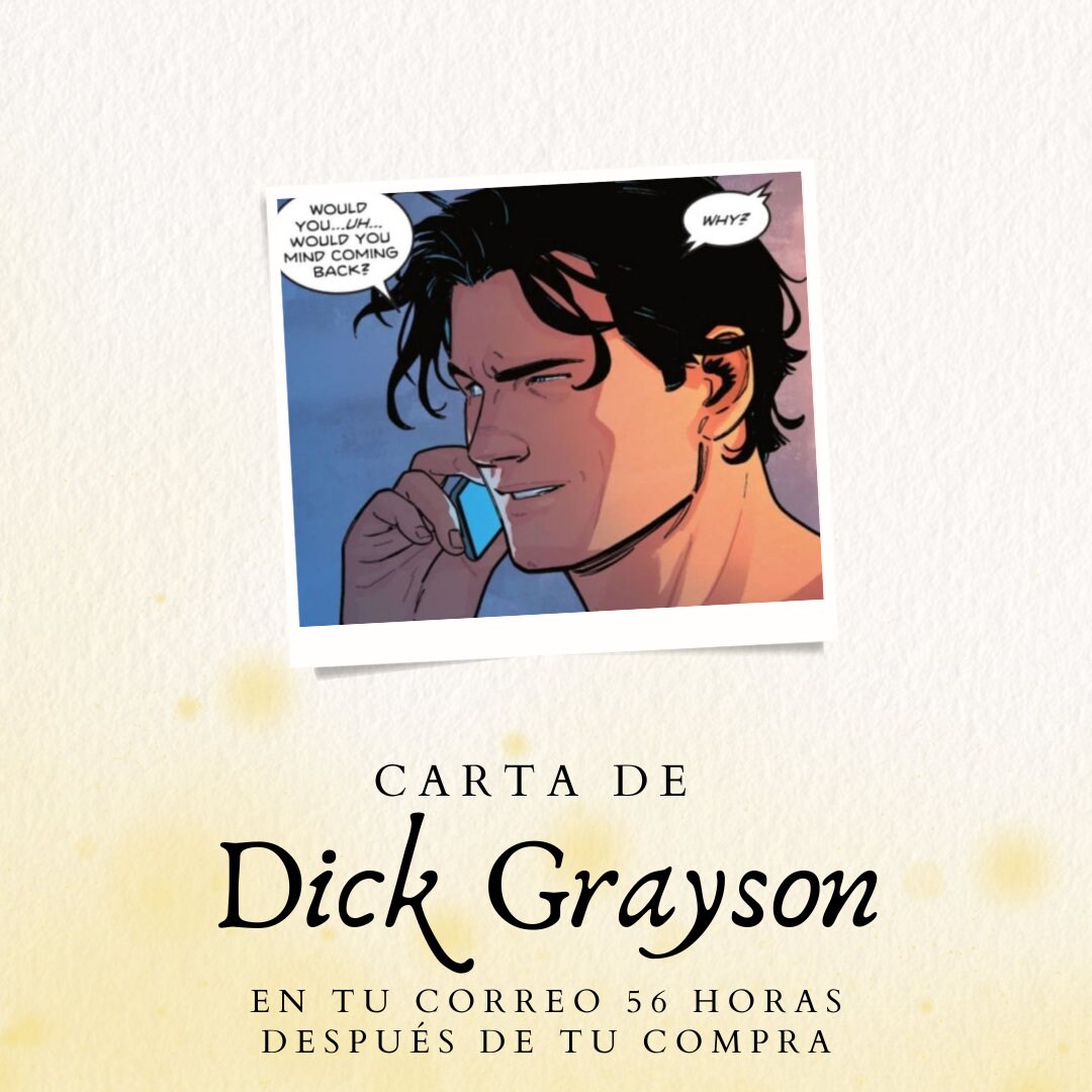 Dick Grayson's Comfort Letter - Etsy