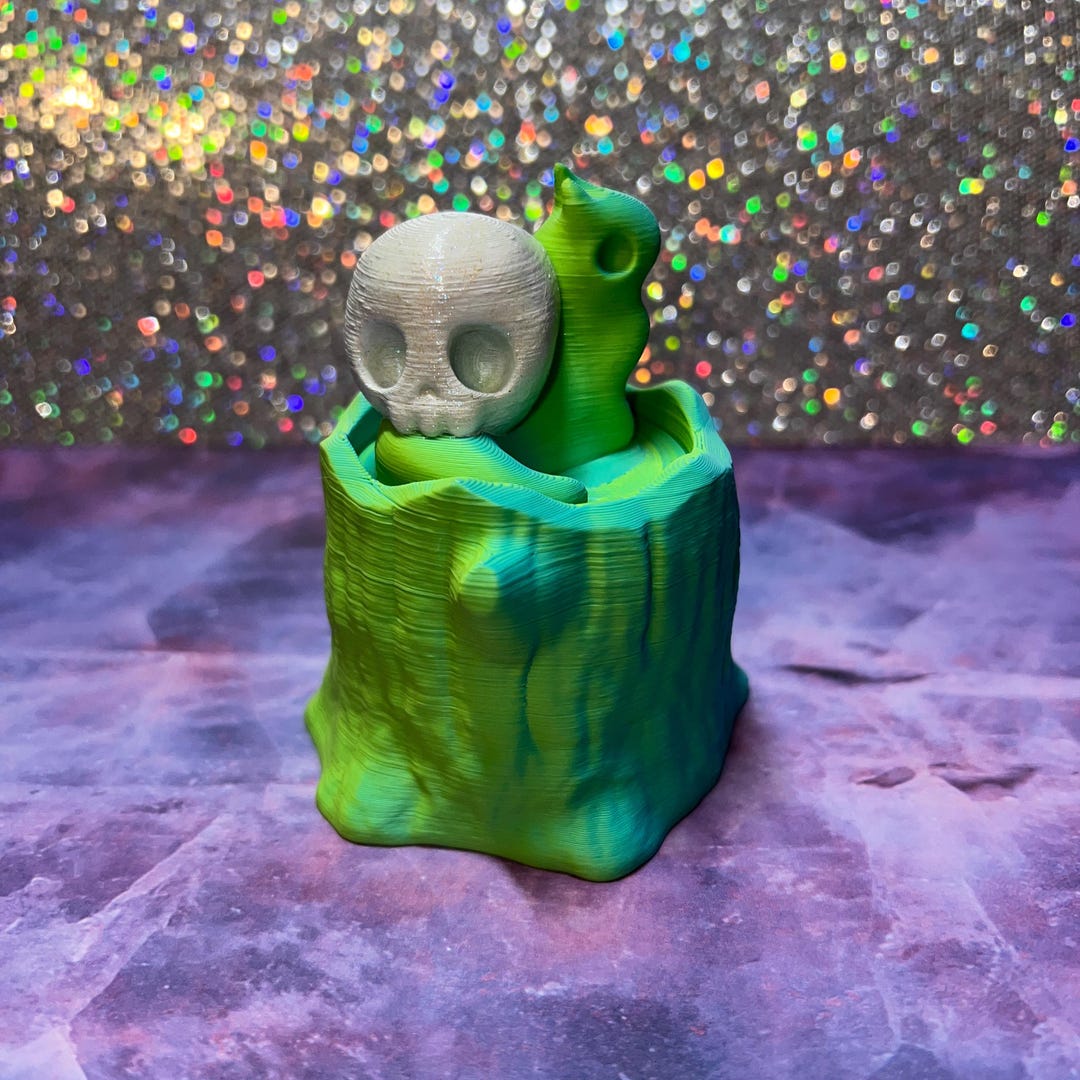 Skull Snail Dice Cup | 3D Printed, Dice Storage, Dice Cup, Trinket Cup ...
