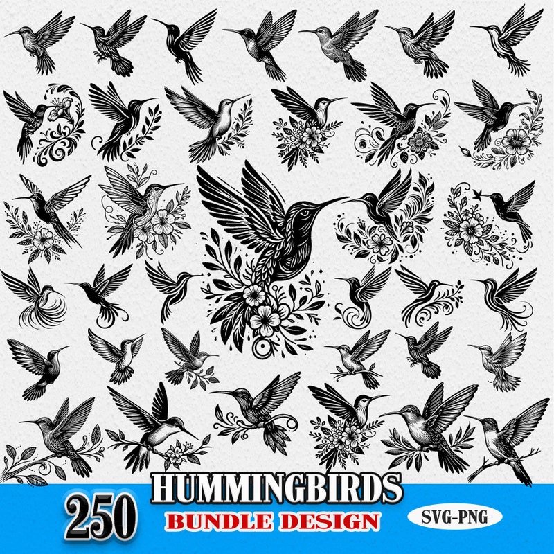 Hummingbird Cut Laser - Etsy