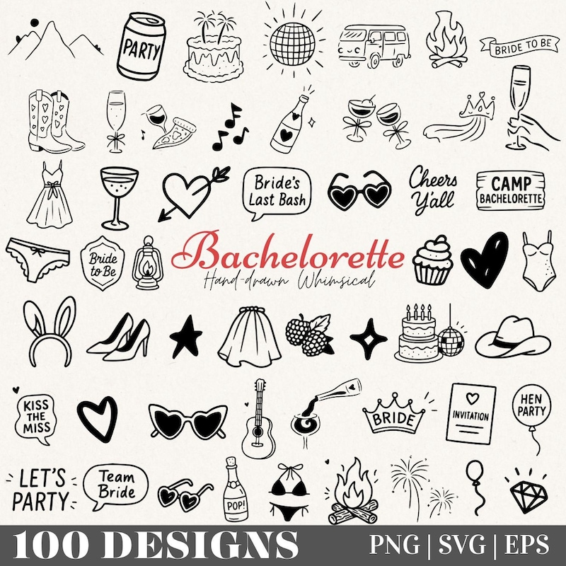 Bachelorette Cup Svg - Etsy