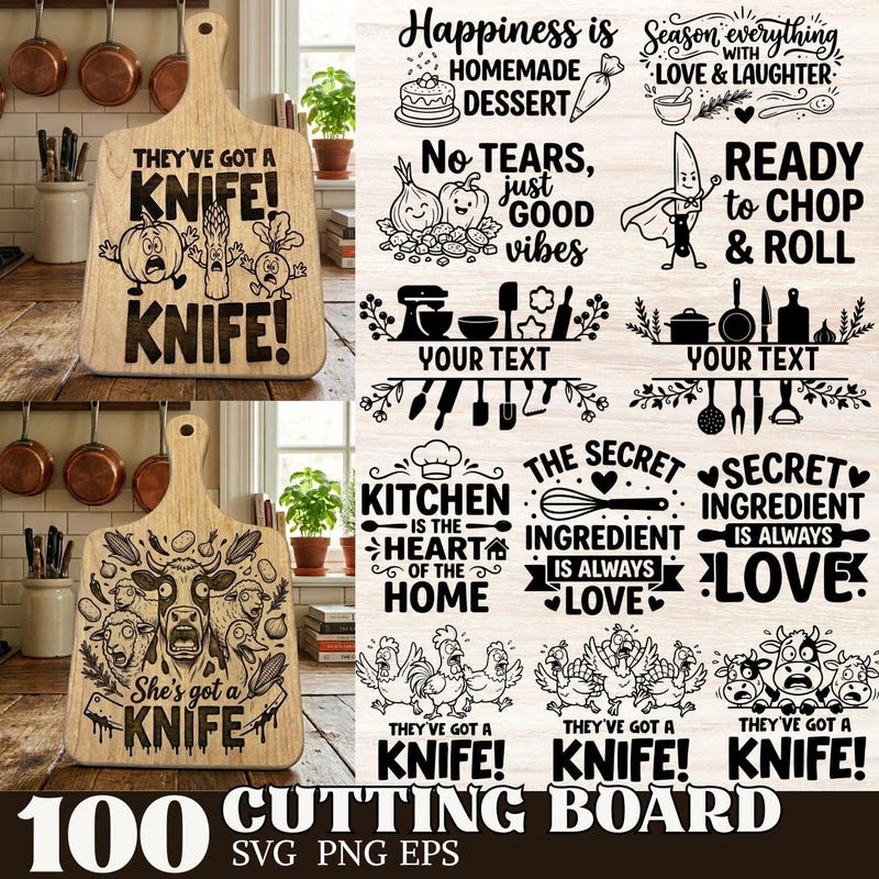 Funny Kitchen Sign Svgs - Etsy UK