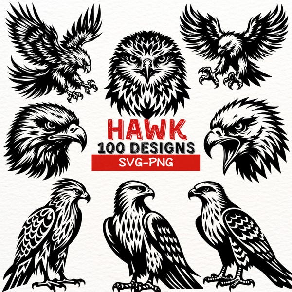 Hawk - Etsy