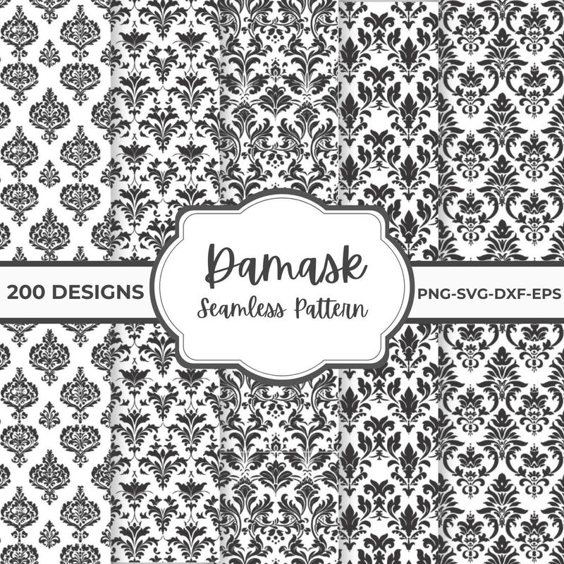 Damask Pattern - Etsy