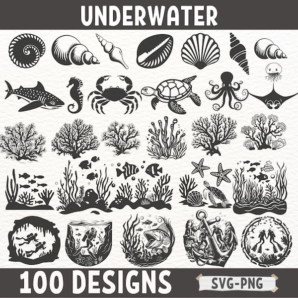 Underwater Life - Etsy