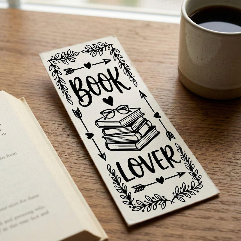 Bookmark SVG Bundle With 100 Reading Quotes for Laser Engraving, Book ...