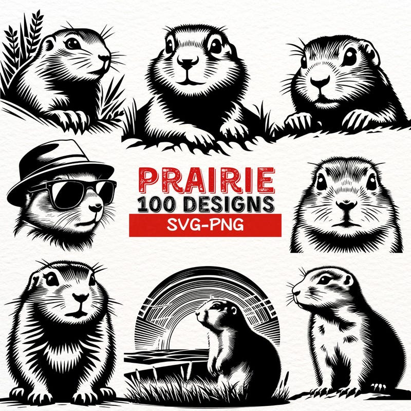 Prairie Dog Card - Etsy