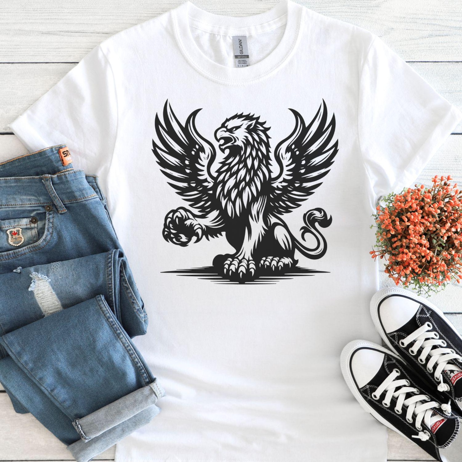 Griffin SVG Bundle Mythical Creature Clipart | 100 Heraldic Griffin ...