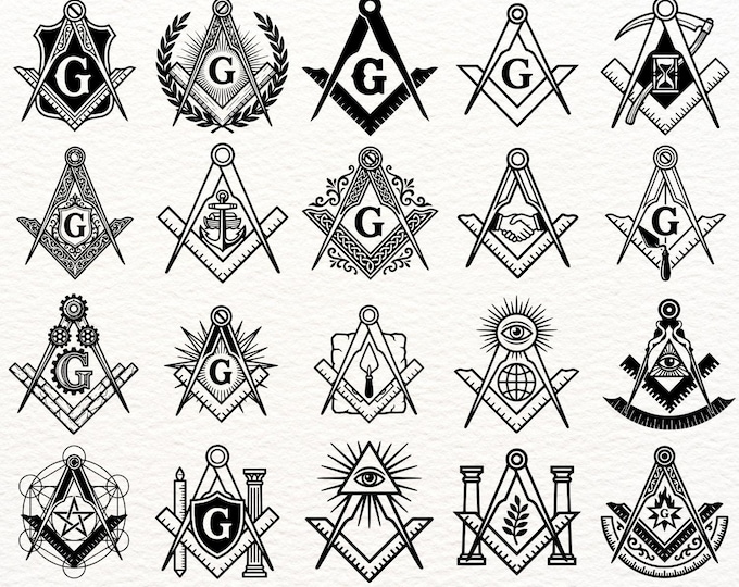 Masonic SVG PNG Design Bundle: Freemasonry Clipart - Etsy Canada