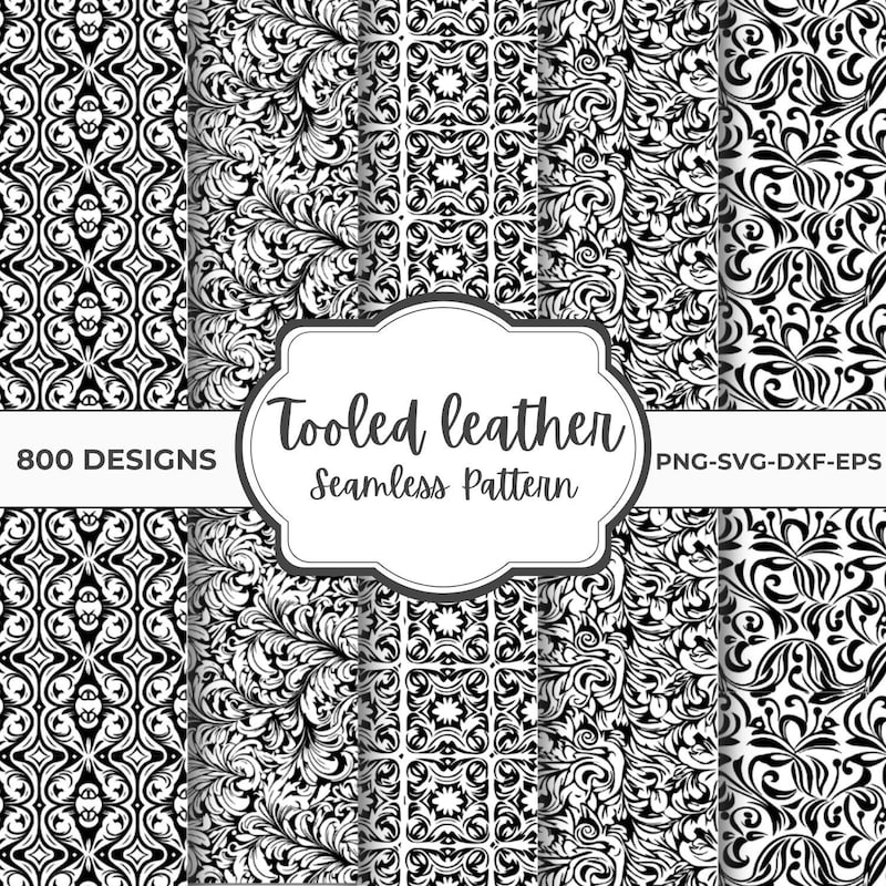 Leather Tooling Svg Files - Etsy