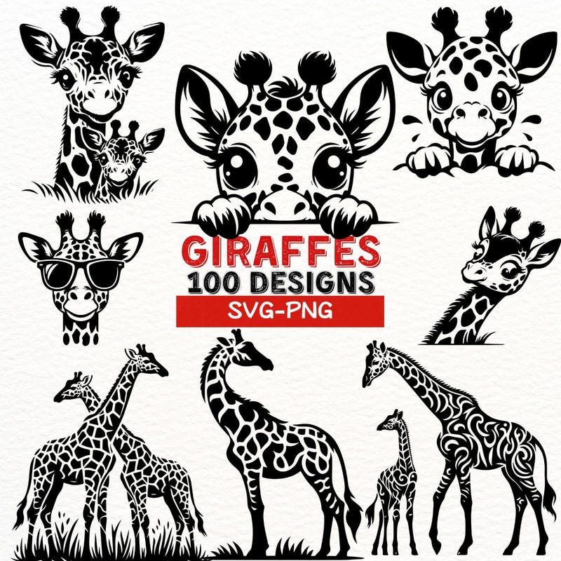 Giraffe Print - Etsy