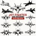 JAS 39 Gripen Pack (SVG & PNG Formats) Digital Military Drawings. Ten ...