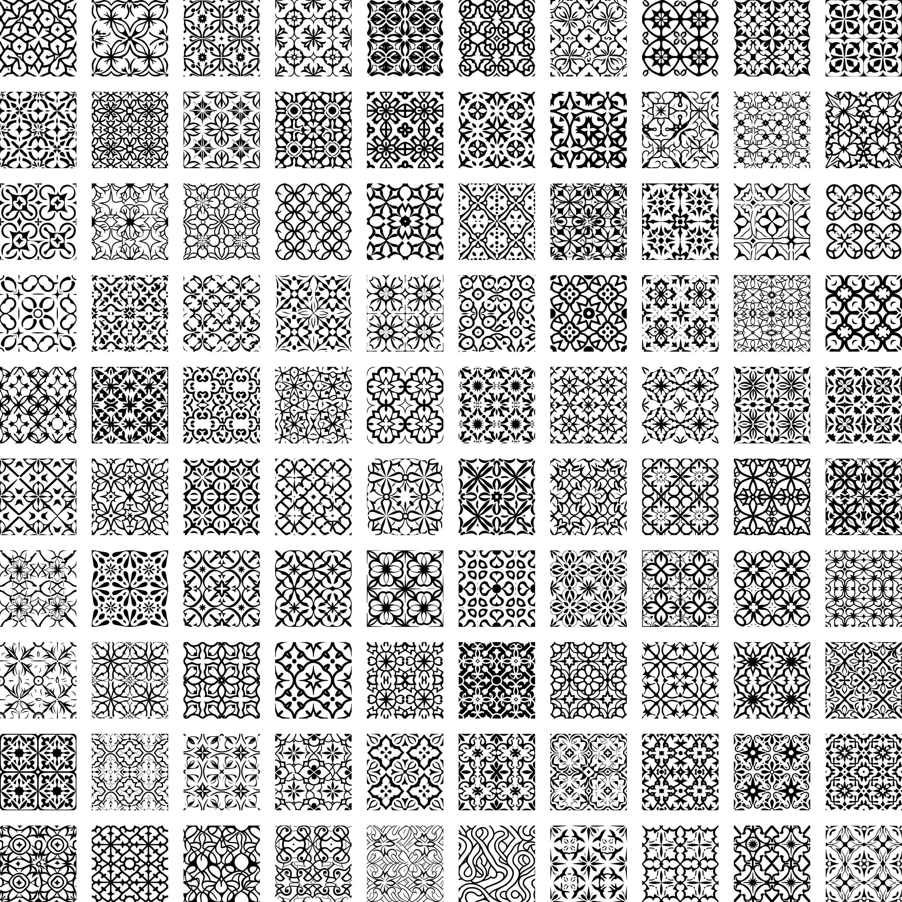 Moroccan Pattern SVG Bundle, Mandala Tile Cut Files for Cricut and ...