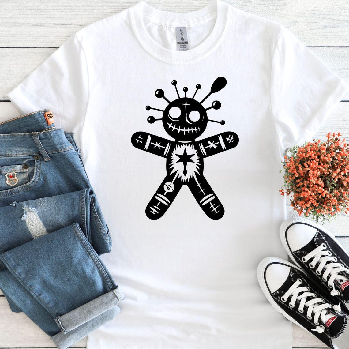 Voodoo Doll SVG Bundle, 100 Voodoo Doll Clipart Designs, Cute Spooky ...