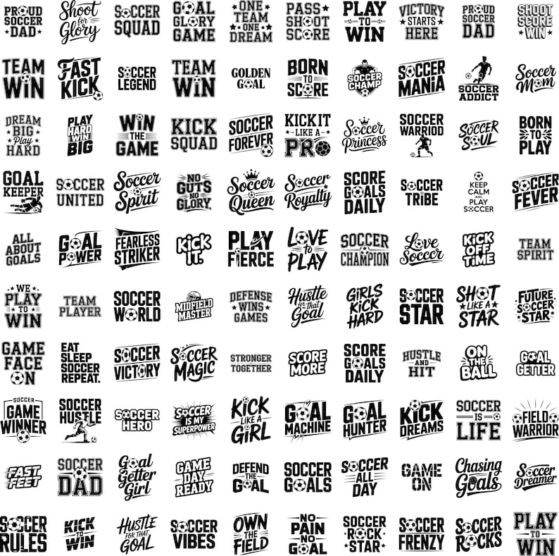 Soccer SVG Bundle | Soccer Quotes Digital Designs | Soccer Dad Mom ...
