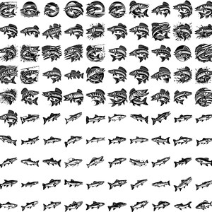 Musky Fish SVG PNG Bundle for Cricut and Sublimation, Musky Fish Vector ...