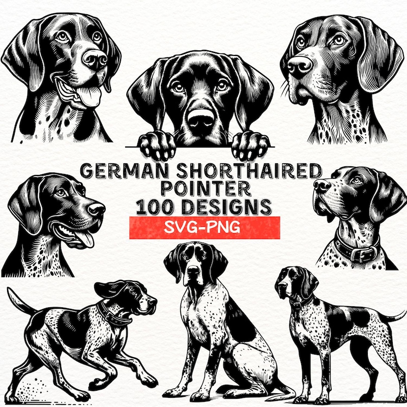 German Pointer Art Prints - Etsy