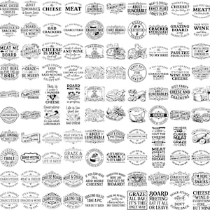 Charcuterie SVG Bundle Funny Cheese Quotes Adult Lunchables Designs PNG ...