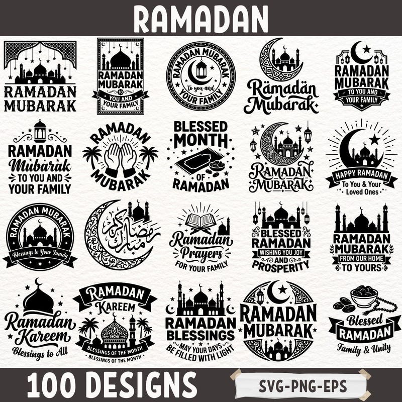 Ramadan Svg Visual Arts - Etsy