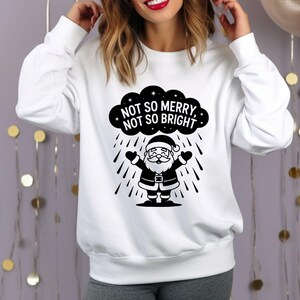 Snarky Santa SVG Bundle Funny Christmas Quotes PNG EPS, Sarcastic Santa ...
