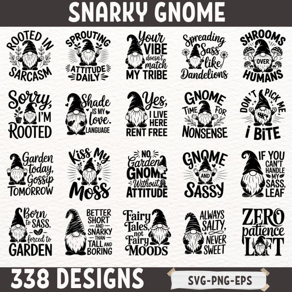 Funny Garden Gnomes - Etsy