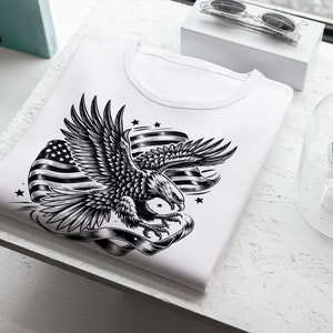 Eagle With American Flag Svg 4th of July American Flag Svg Eagle Shirt ...